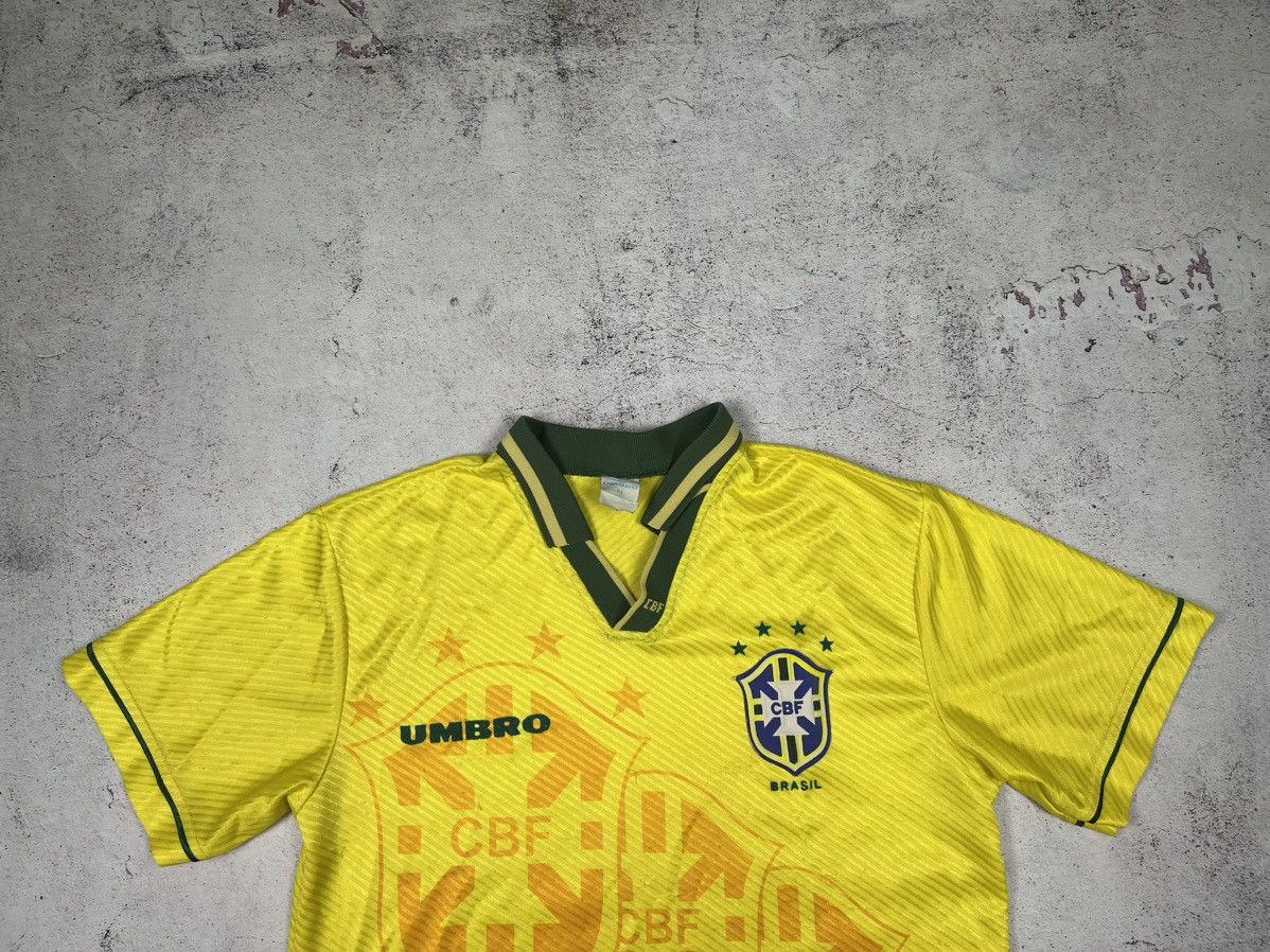 Soccer Jersey × Umbro × Vintage UMBRO BRASIL 1994/1997 HOME VINTAGE ...