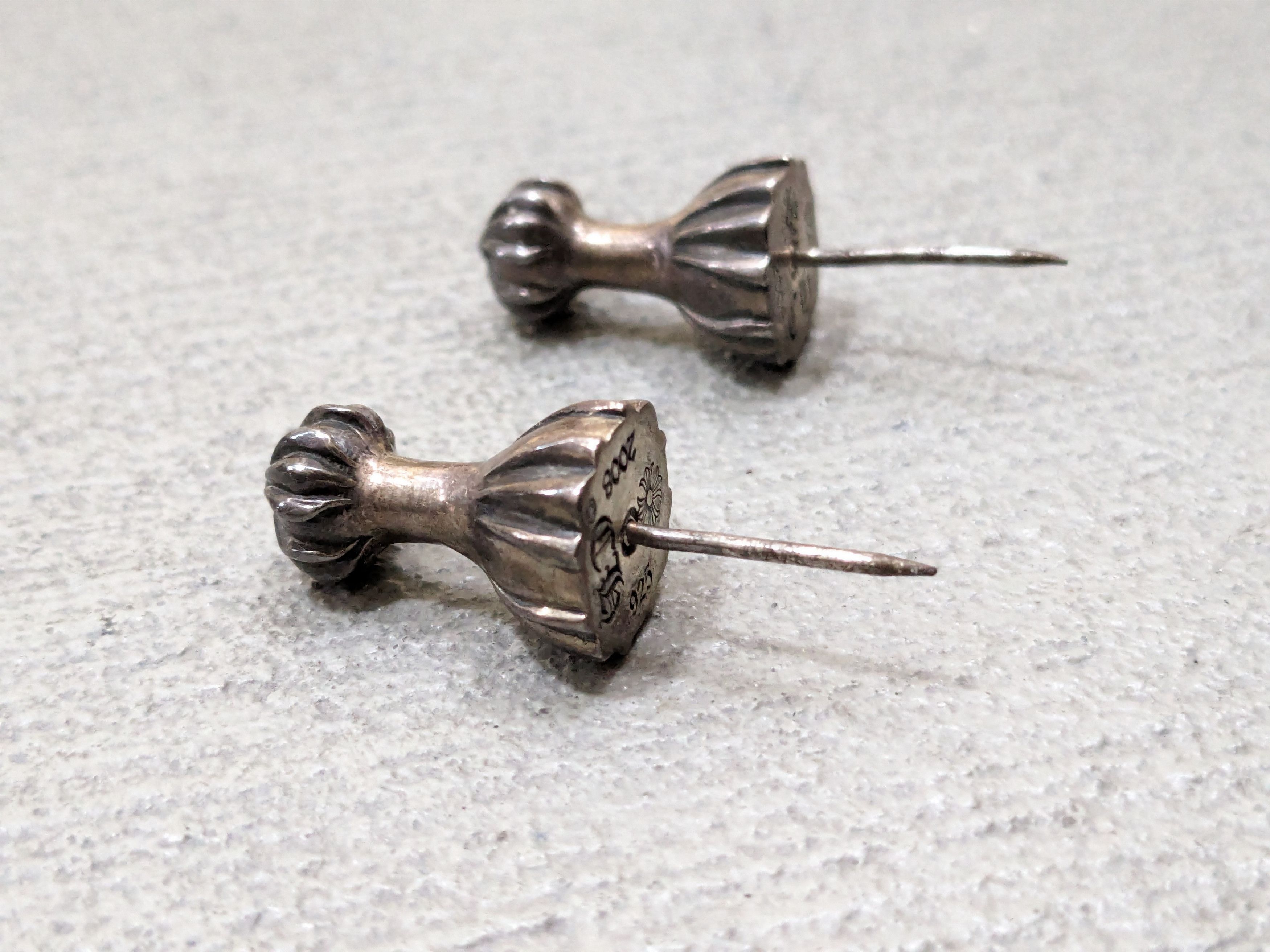 Chrome Hearts Chrome Hearts Push Pins .925 Sterling Silver Cross Y2K ...