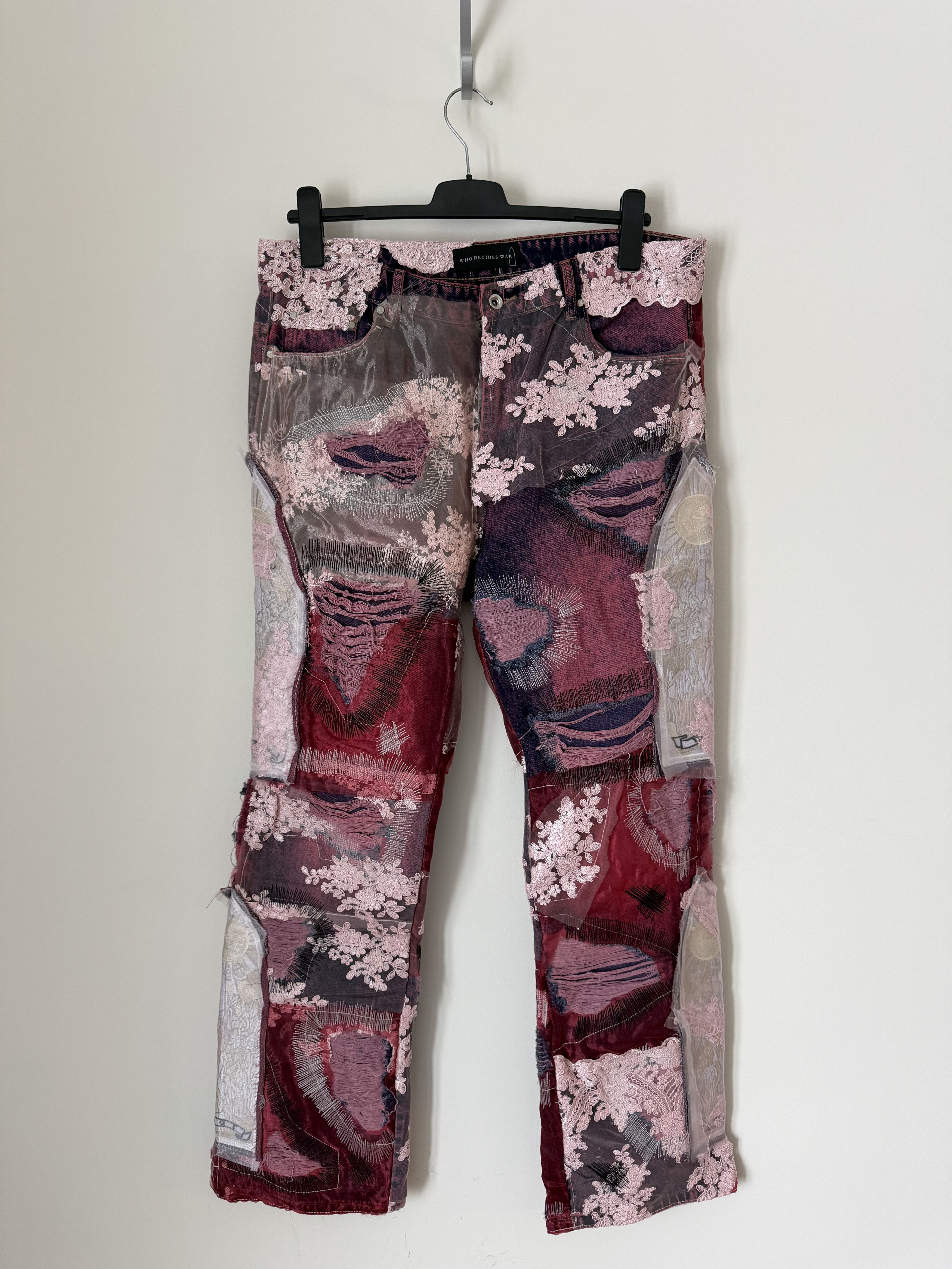 Who Decides War Who Decides War Overdyed Affinity Denim in Red | Grailed