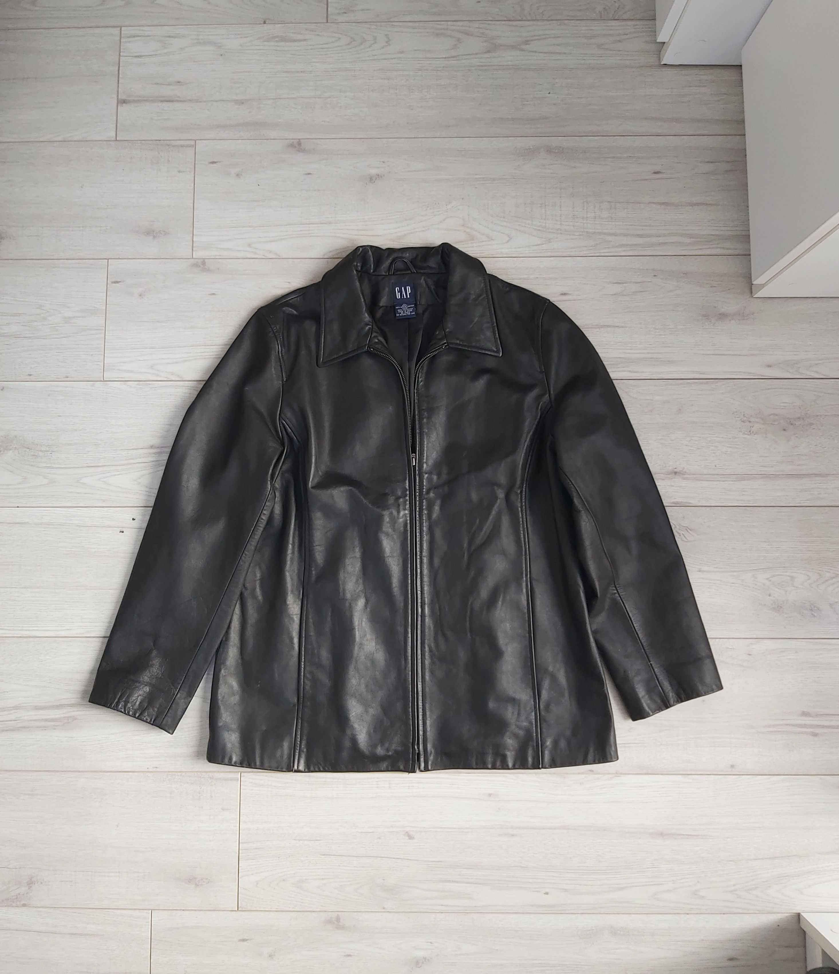 Gap Vintage Gap Leather Jacket | Grailed