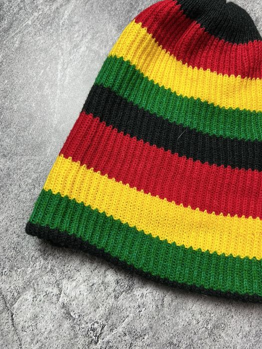 Vintage 🇯🇲 Vintage Bob Marley Jamaica Weed japan Rastafari Beanie hat ...
