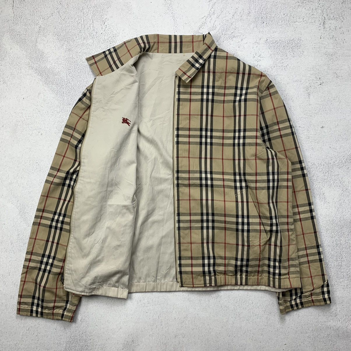 Vintage Vintage Burberry London Nova Check Reversible Jacket | Grailed