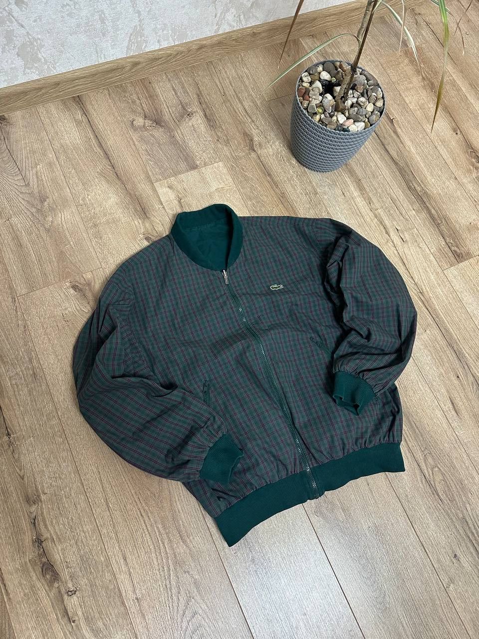 Lacoste Vintage Lacoste Bomber Jacket 90s 2 in 1 Mini Logo Blue | Grailed