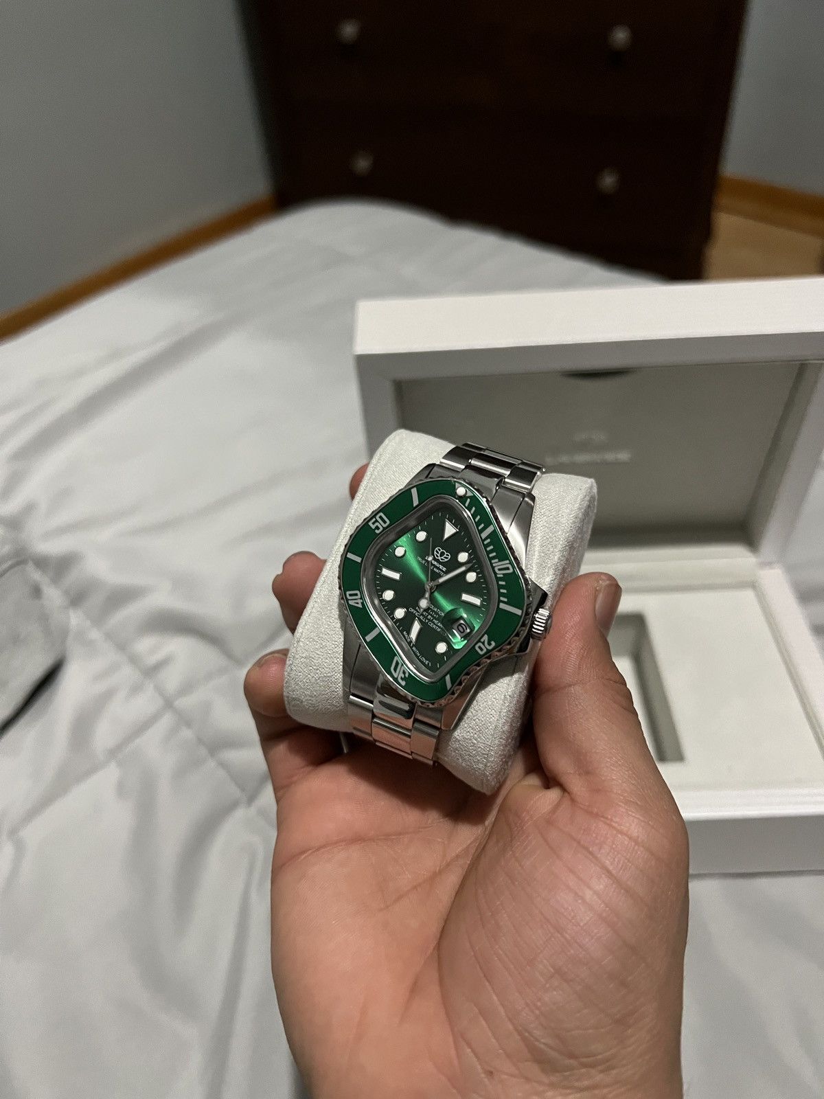 Laarvee Laarvee crash watch Green Bezel PEA001 | Grailed