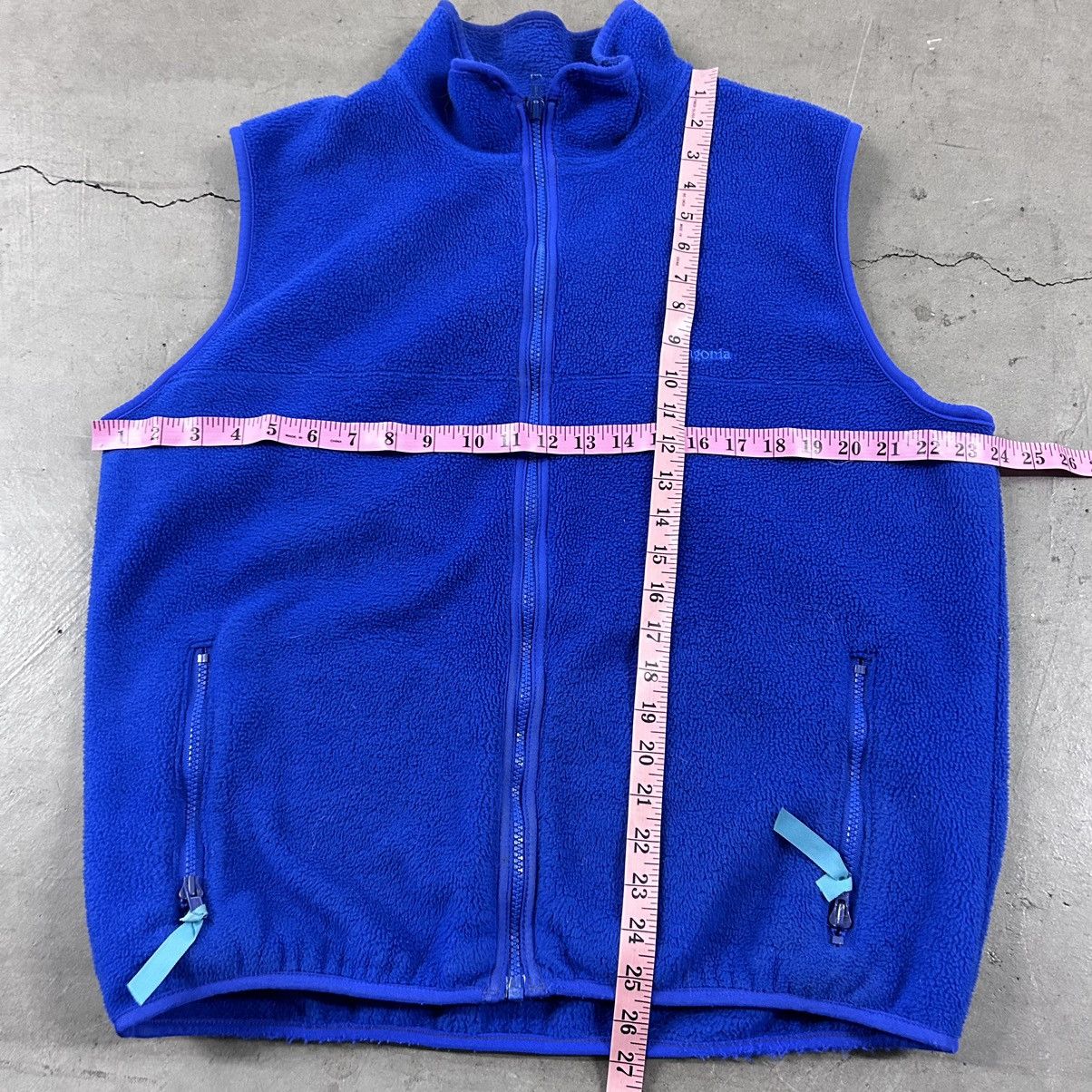 Vintage Vintage Patagonia blue synchilla fleece vest | Grailed