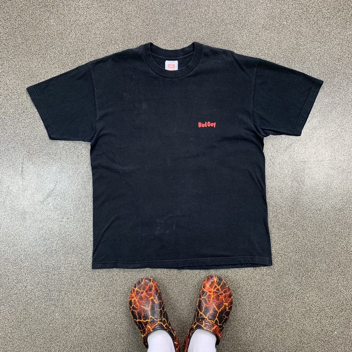 Vintage Vintage 90s Bad Guy Band Rock Tee Streetwear Y2K Style | Grailed