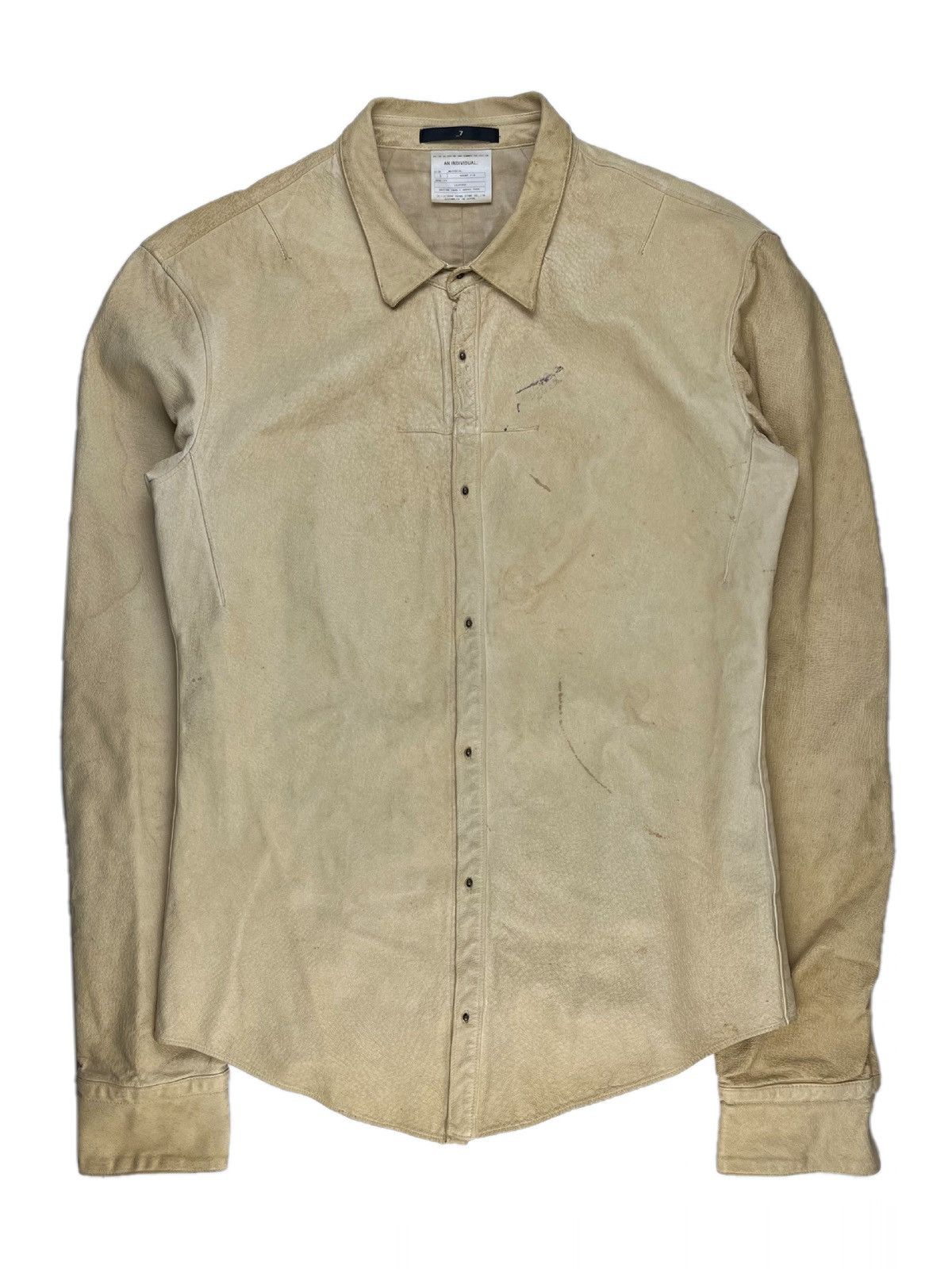 Julius SS05 Julius Gaunt Pig Leather Button Up Shirt Jacket | Grailed