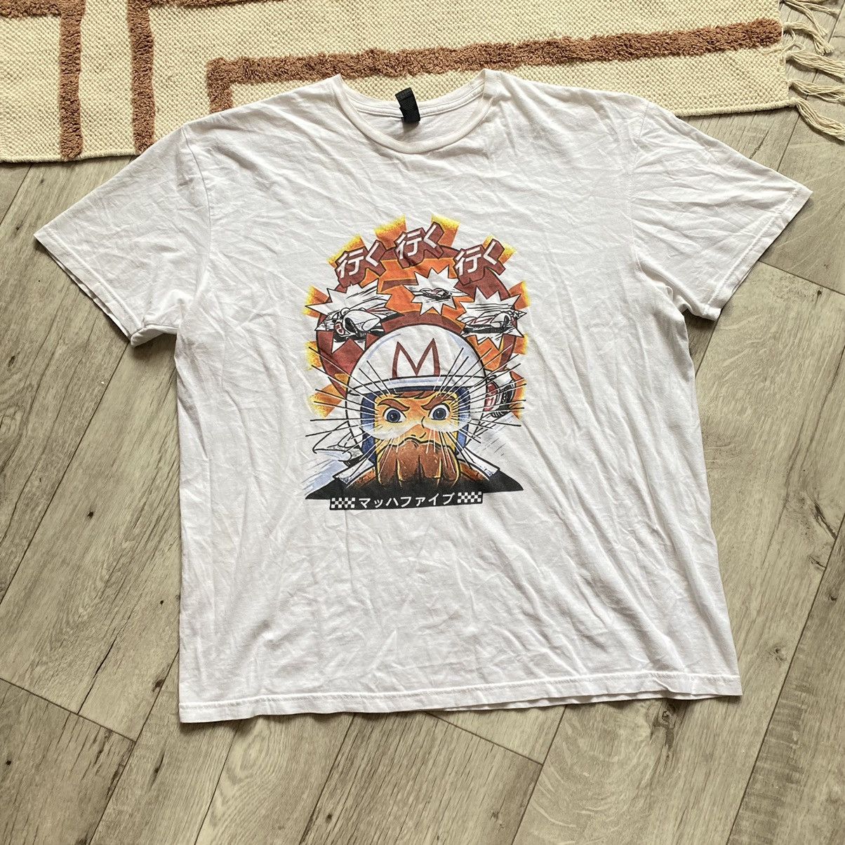 Anime × Cartoon Network × Streetwear AKIRA RACING ANIME Y2K BIG PRINT T ...