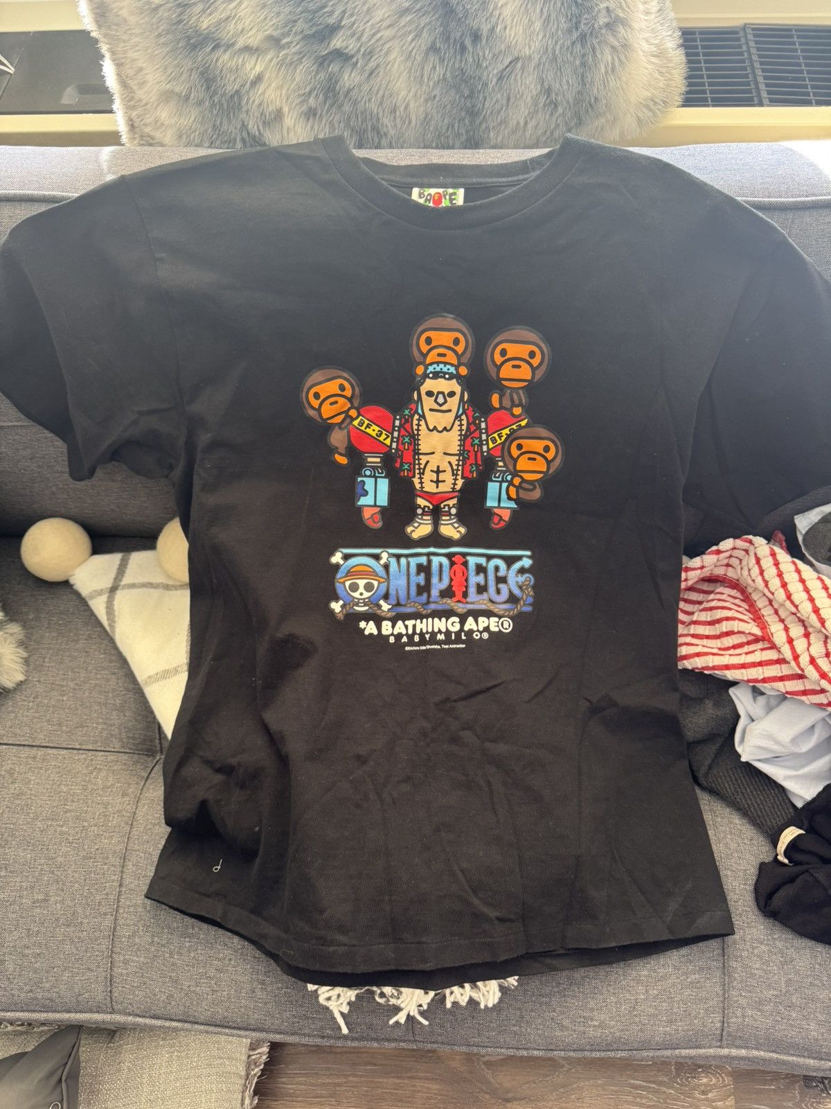 Bape × One Piece BAPE x One Piece Collaboration Tee - “Neo Doflamingo ...