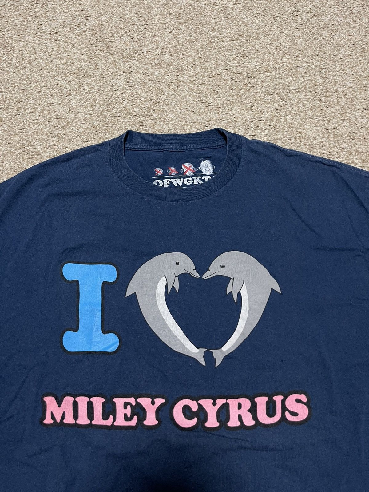 Golf Wang × Humor × Tyler The Creator Golf Wang Miley Cyrus Tee (2012 ...