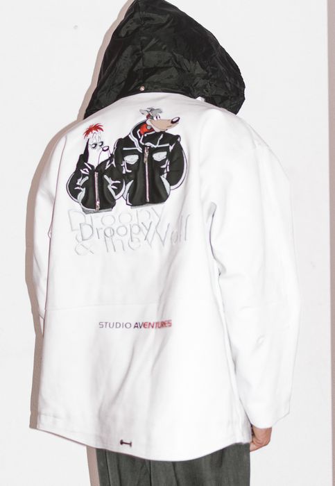 Vintage Collectible 90s vintage Droopy fux leather waterproof jacket ...