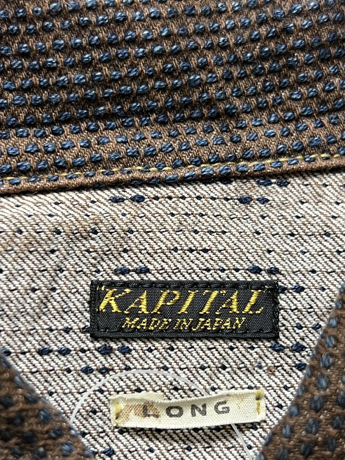 Kapital Kapital Kountry KAKISIBU SASHIKO Century Denim Jacket | Grailed