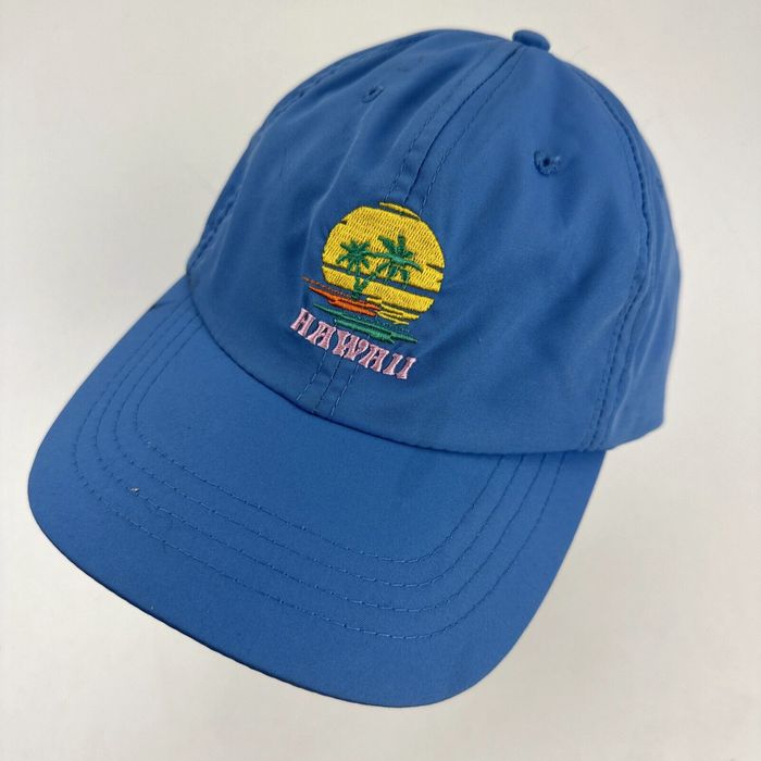 Bally Hawaii Embroidered Palm Tree Beach Ball Cap Hat Adjustable ...