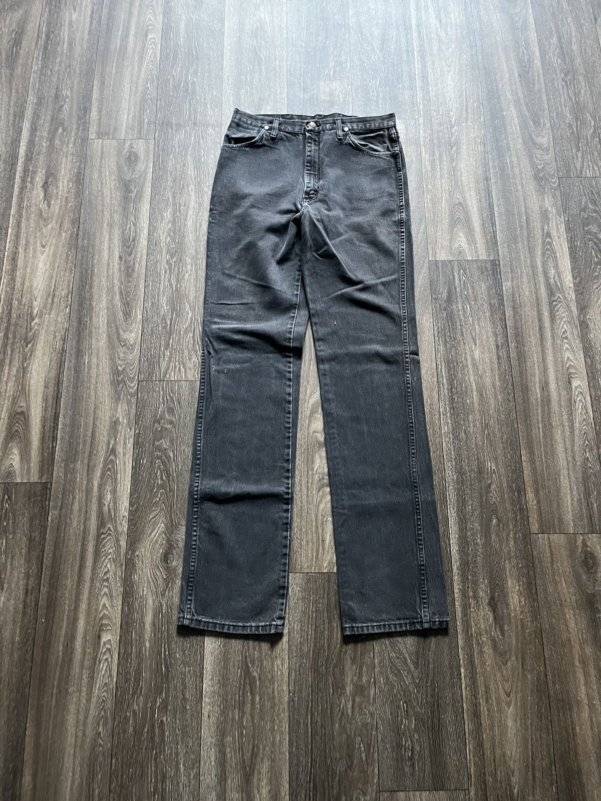 Vintage Vintage Wrangler Faded Black Jeans | Grailed