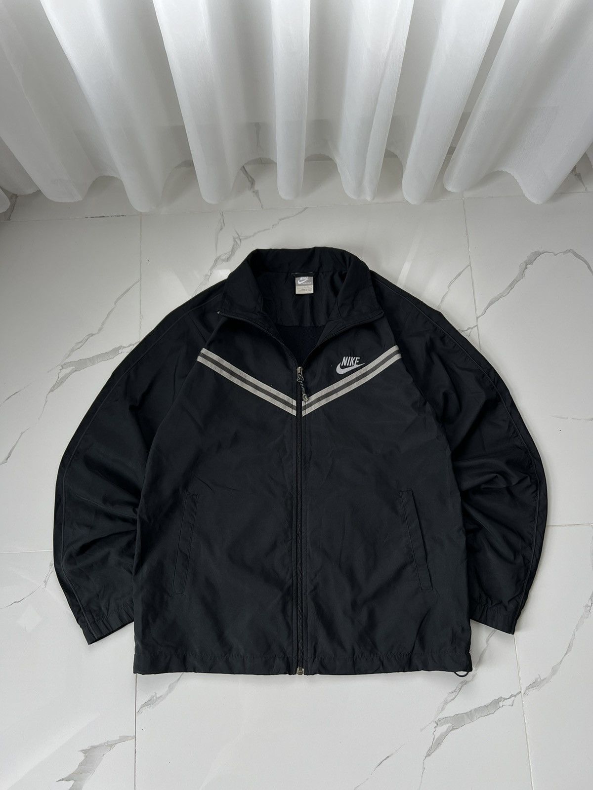 Nike × Streetwear × Vintage 90's NIKE RETRO RARE TRACK JACKET SWOOSH ...