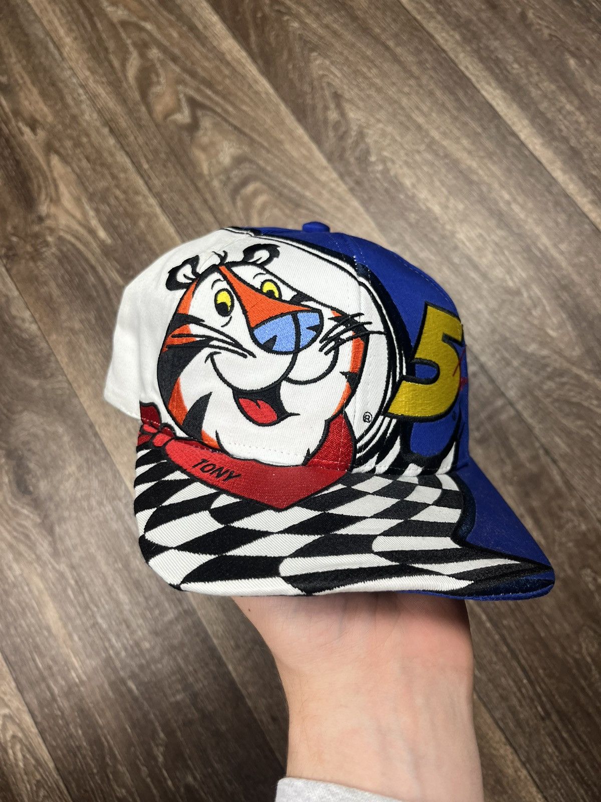 Rare RARE Vintage Kellogg’s Tony the Tiger Nascar Aop Hat | Grailed