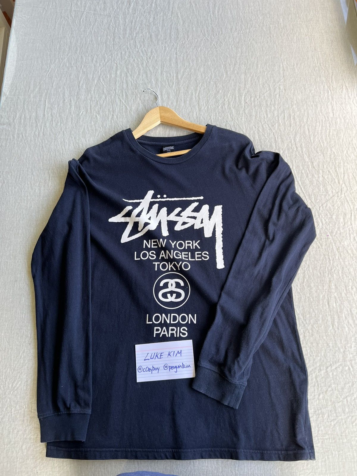 Stussy Stussy World Tour Longsleeve | Grailed