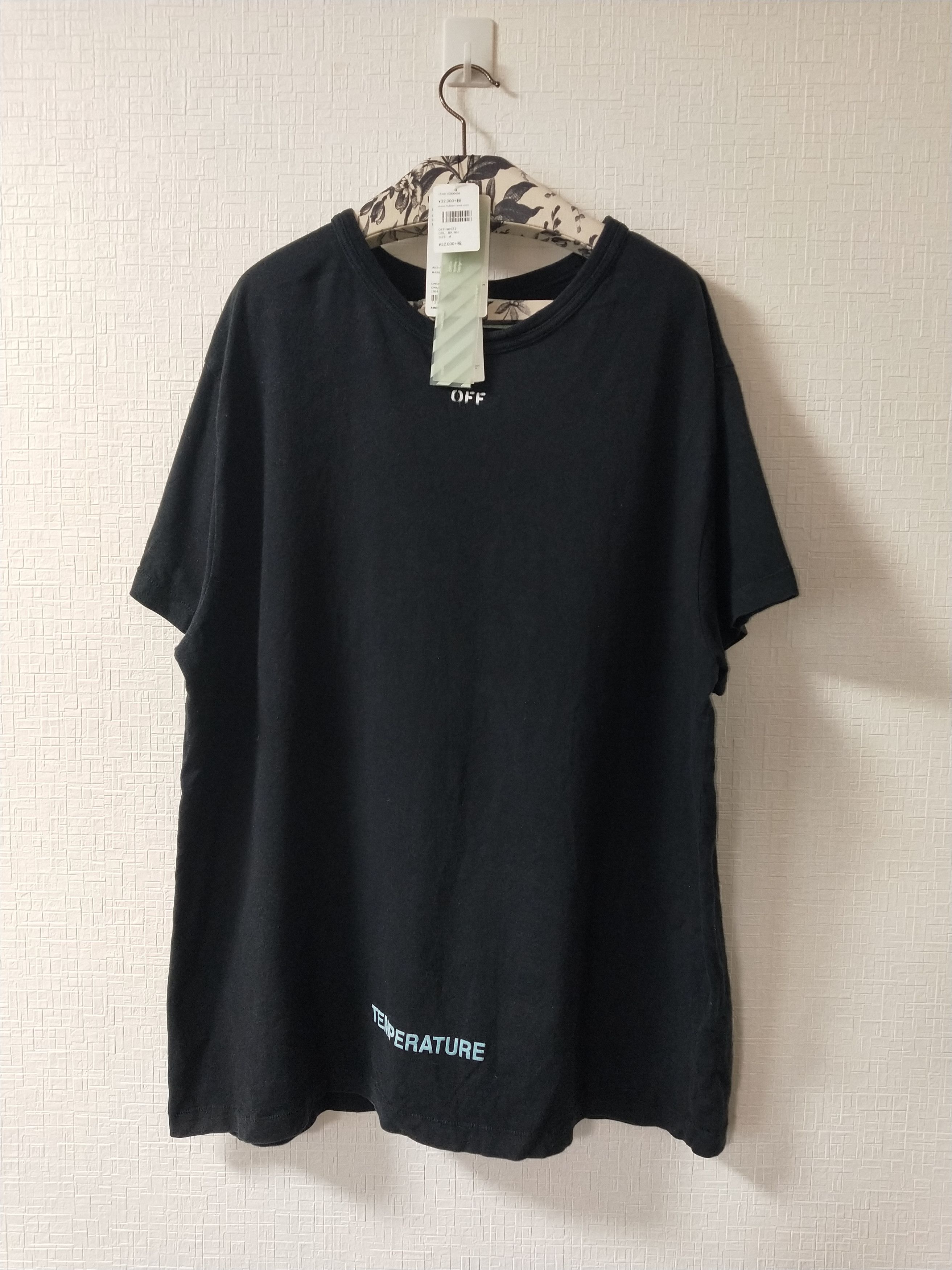 Off-White 'Temperature' Diagonal Tee | Grailed