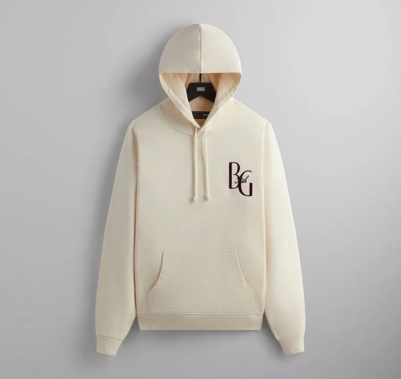 Kith Kith for Bergdorf Goodman Nelson Crest Hoodie XL Sandrift | Grailed