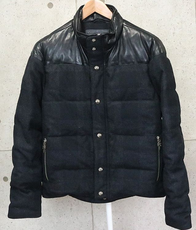 Chrome Hearts Chrome Hearts Leather Stiff Jacket | Grailed