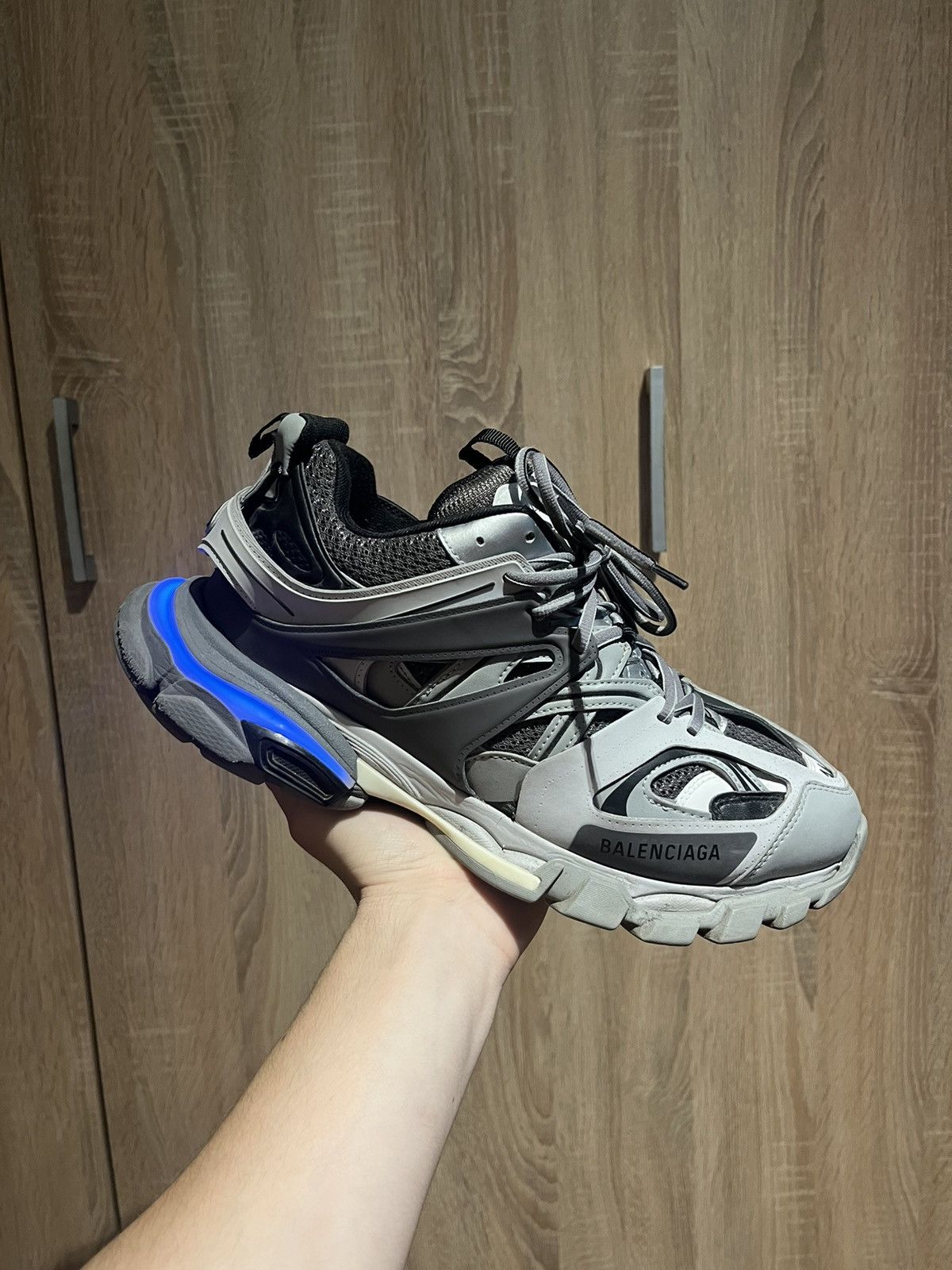 Balenciaga Balenciaga led track runners | Grailed