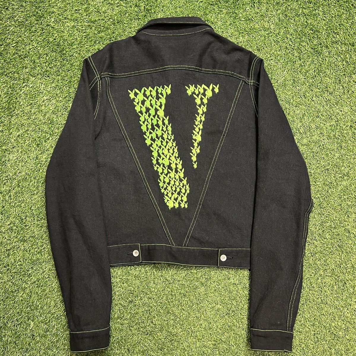 Vlone Vlone Playboy Denim Jacket | Grailed