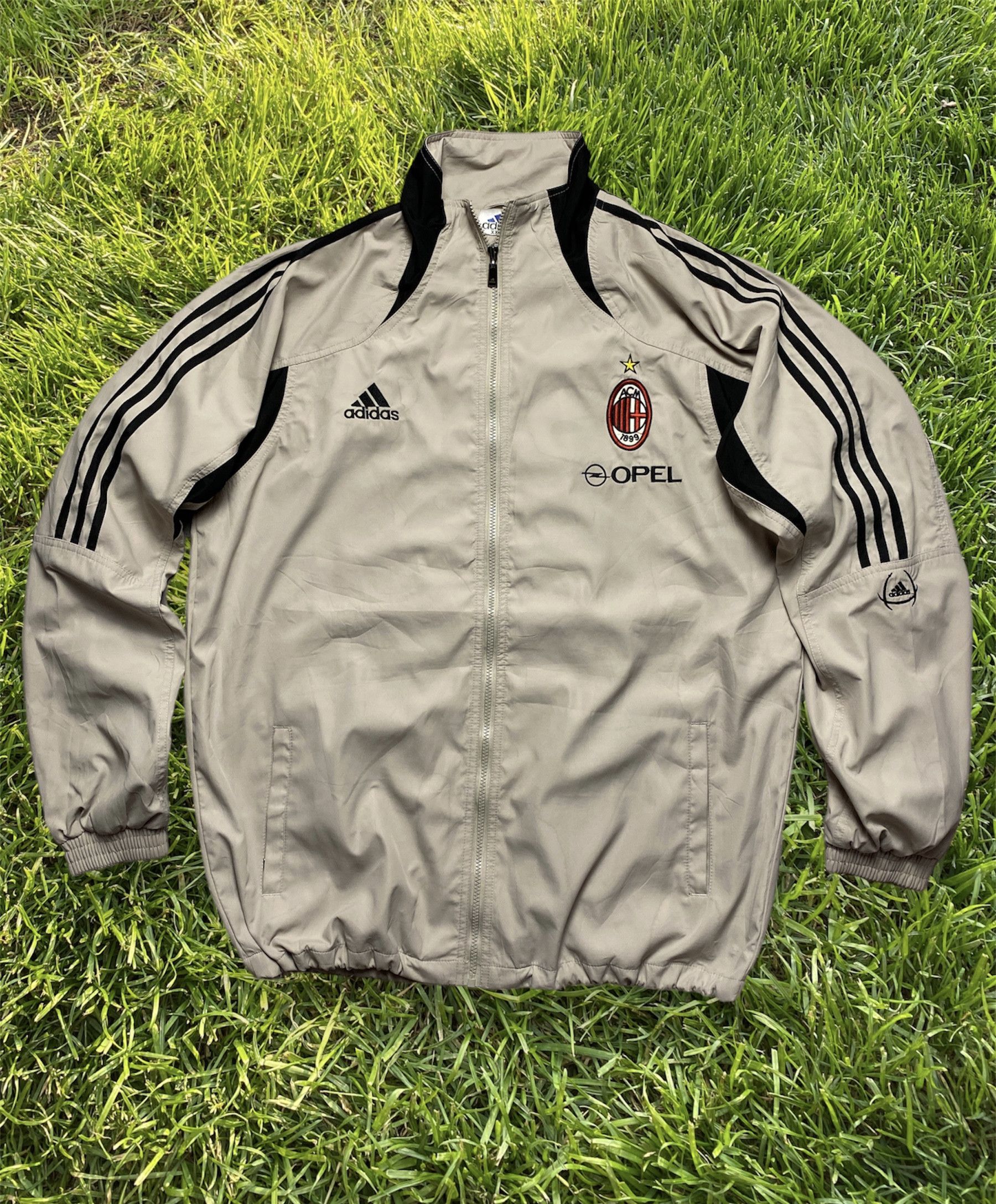 Adidas × Vintage Vintage Milan ACM OPEL Big Logo Back FC jacket XL ...