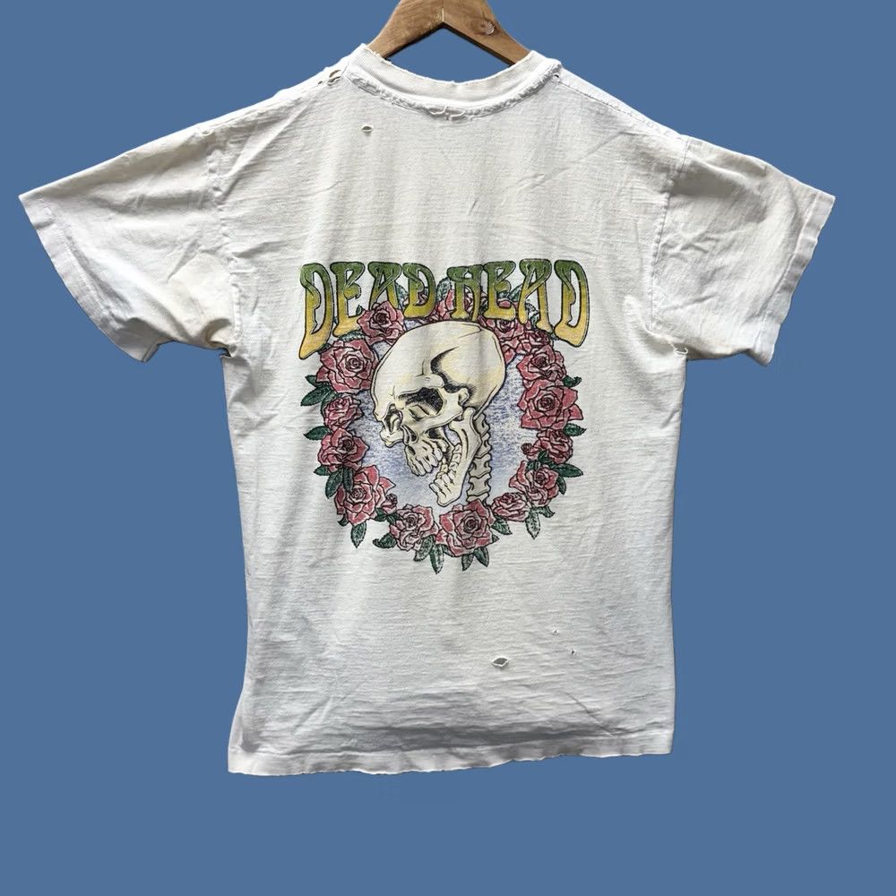 Hanes VINTAGE Grateful Dead Head Lot T Shirt Skull Graphic Band Concert ...