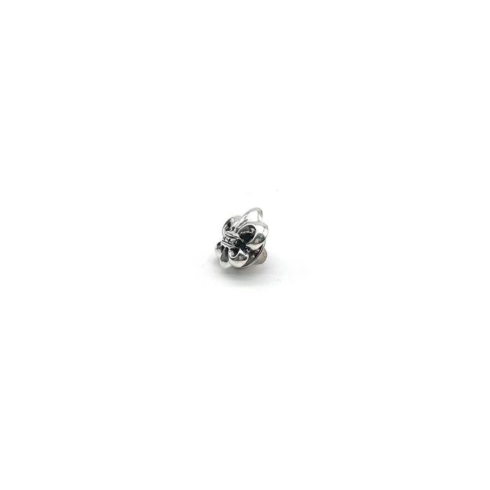Chrome Hearts Chrome Hearts 925 Silver Fleur Brooch Collar Pin | Grailed
