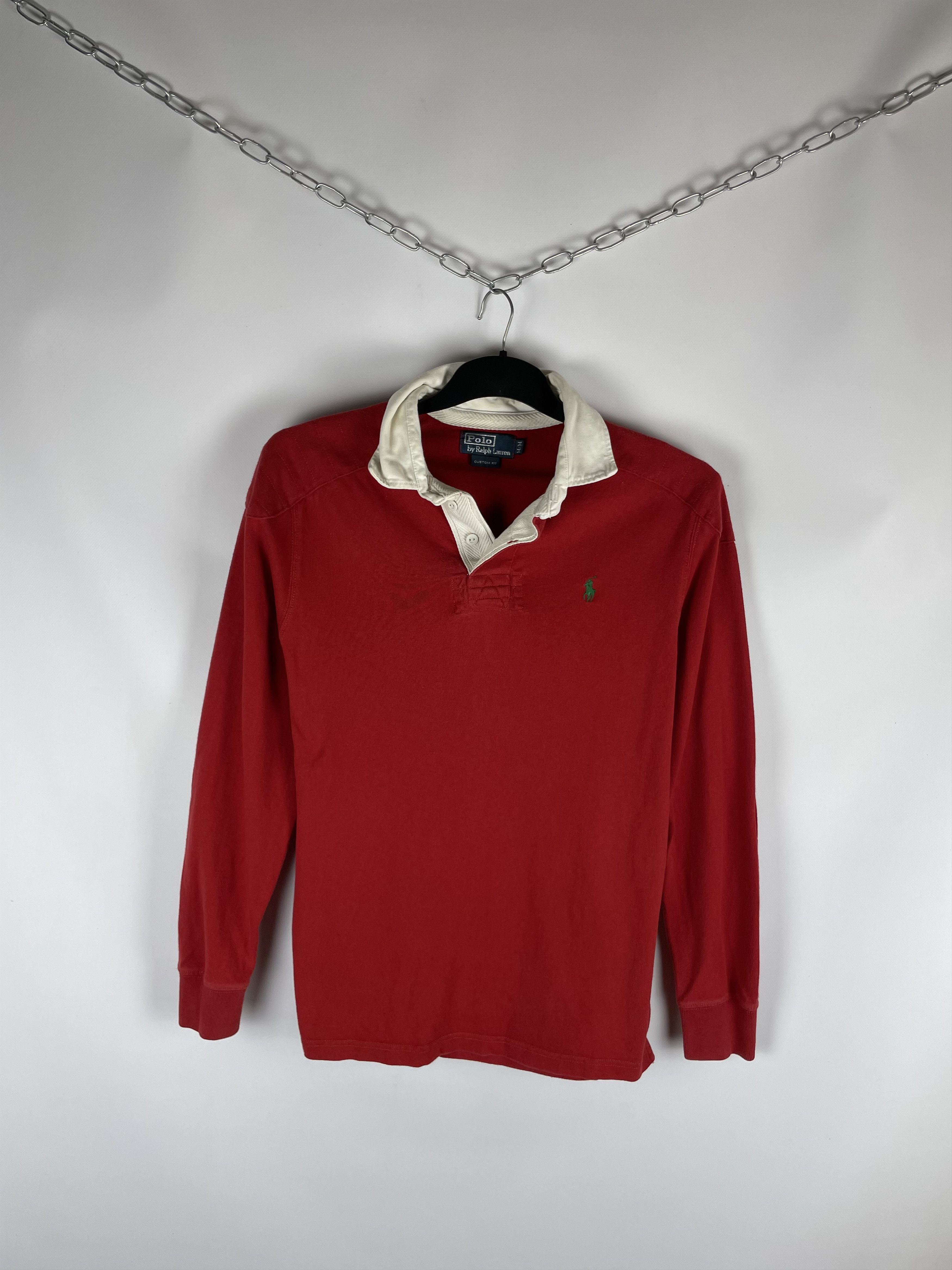 Polo Ralph Lauren × Ralph Lauren × Vintage Vintage 90s Polo Ralph Lauren Rugby Long Sleeve Shirt ...