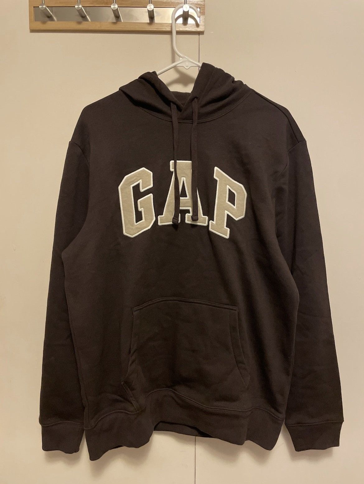 Vintage Gap Logo Hoodie Brown | Grailed