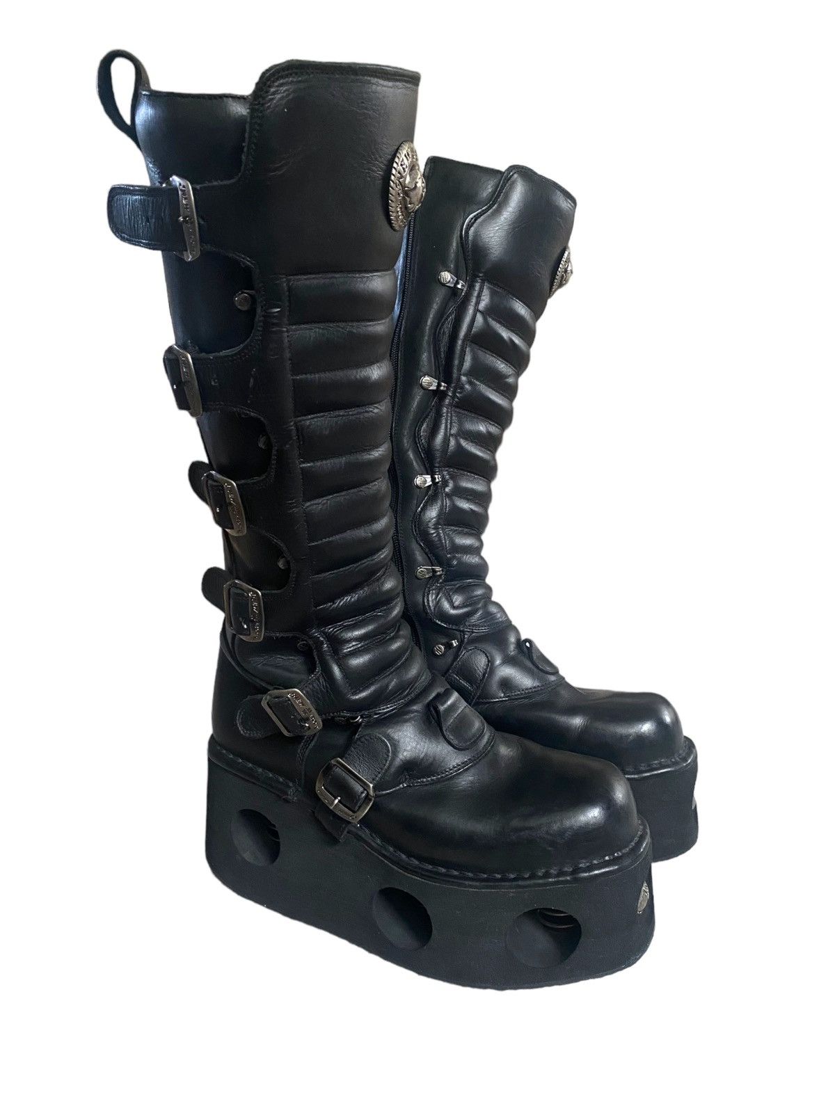 Avant Garde × New Rock × Vintage Vintage New Rock NEPTUNO boots | Grailed
