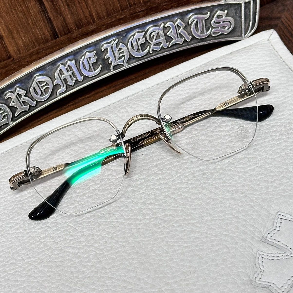 Chrome Hearts Chrome Hearts Frosted Glasses | Grailed