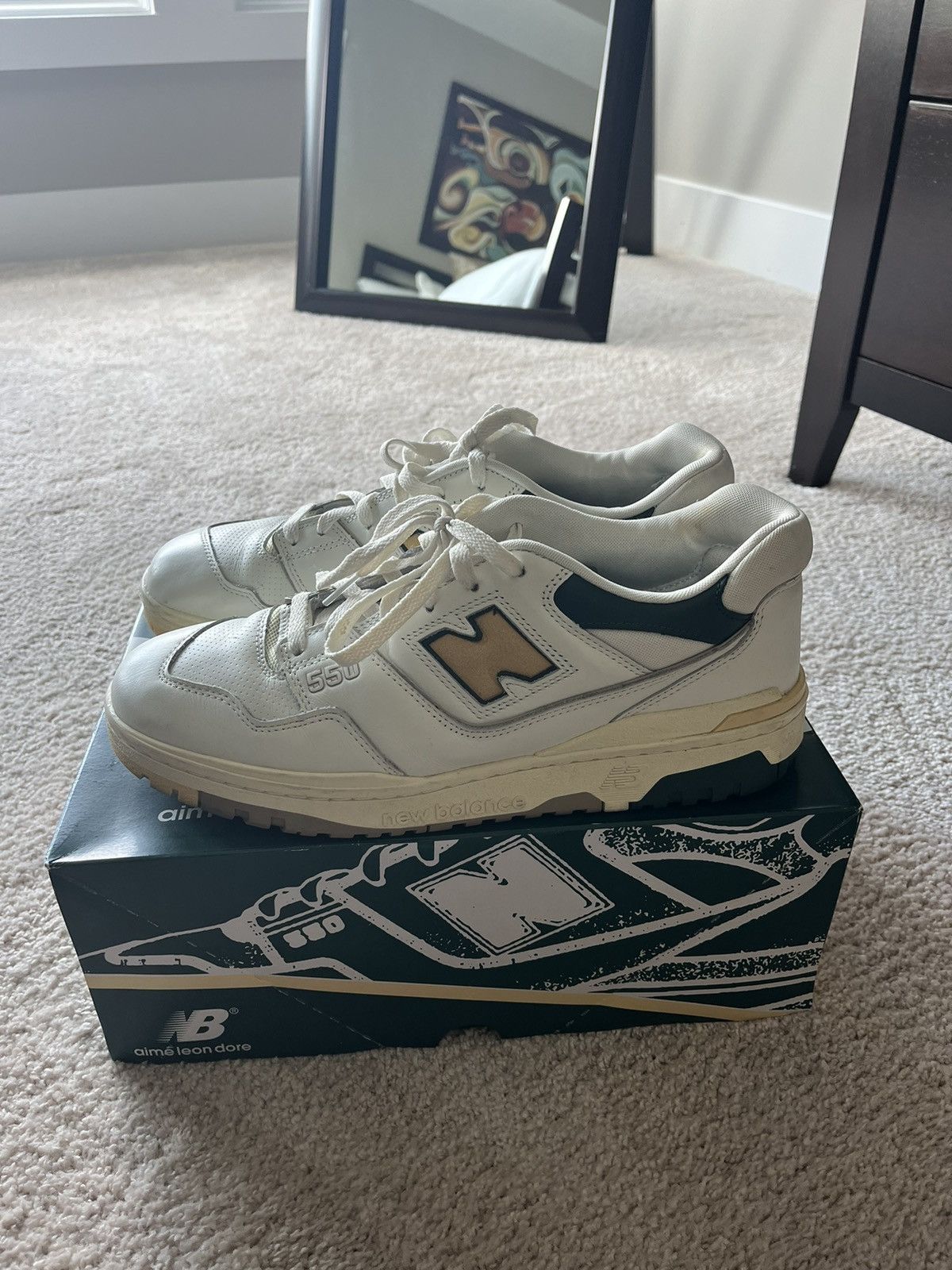 New Balance ALD X NB 500 Natural Green | Grailed