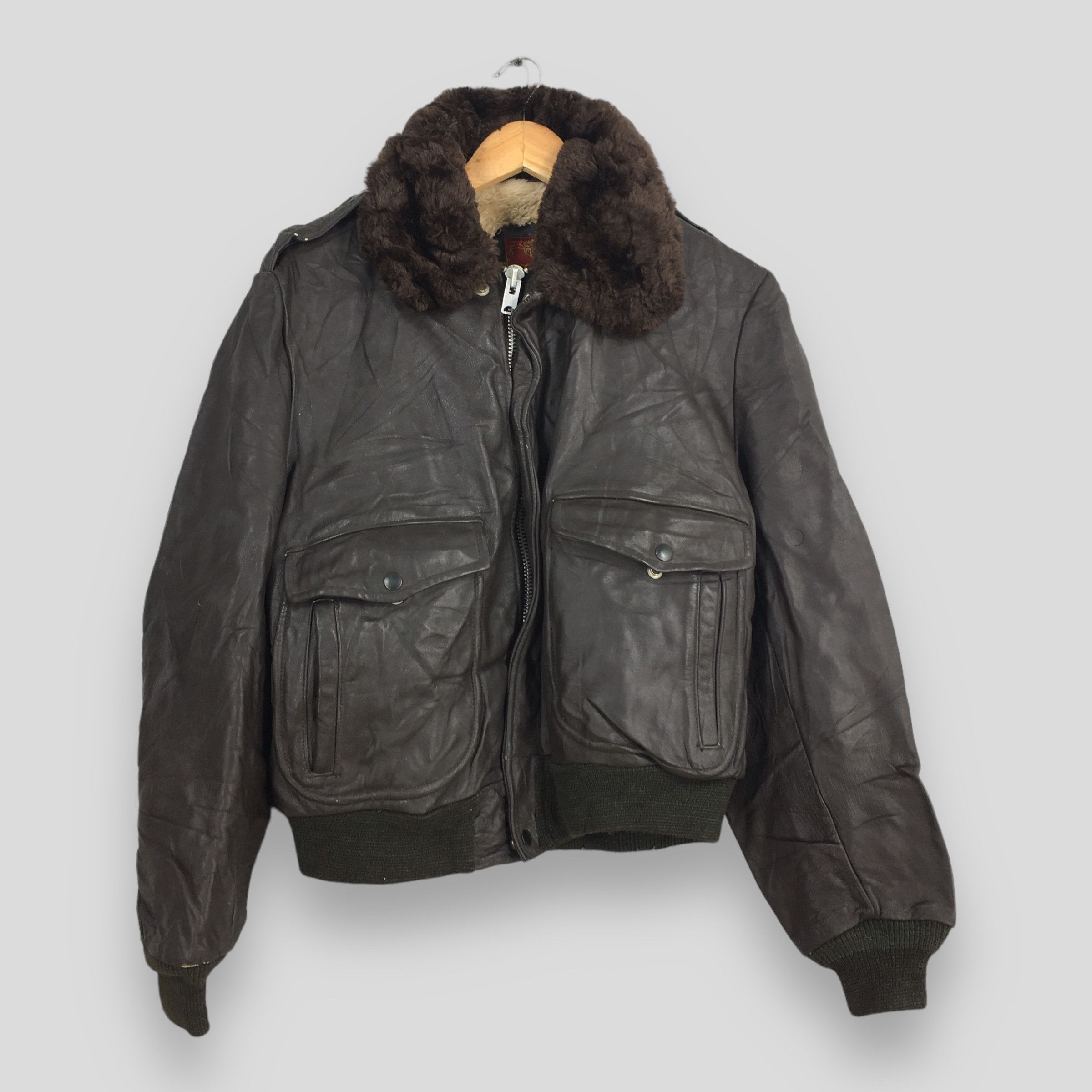 Avirex Varsity Jacket × Bomber Jacket × Us Air Force 80's Type B-3 ...