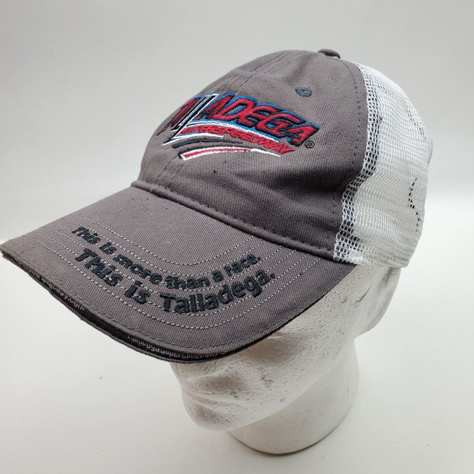 Vintage Authentic Racing Fan Headwear Mesh Trucker Cap by New Leaf ...