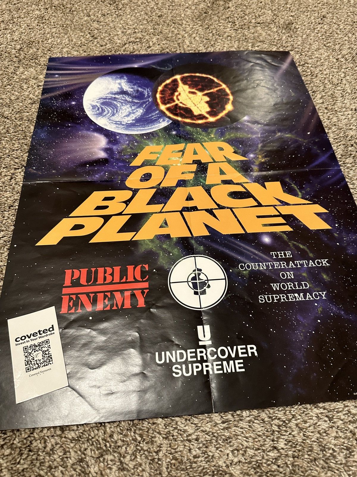 Supreme Supreme Undercover Fear Of A Black Planet Poster Rare | Grailed