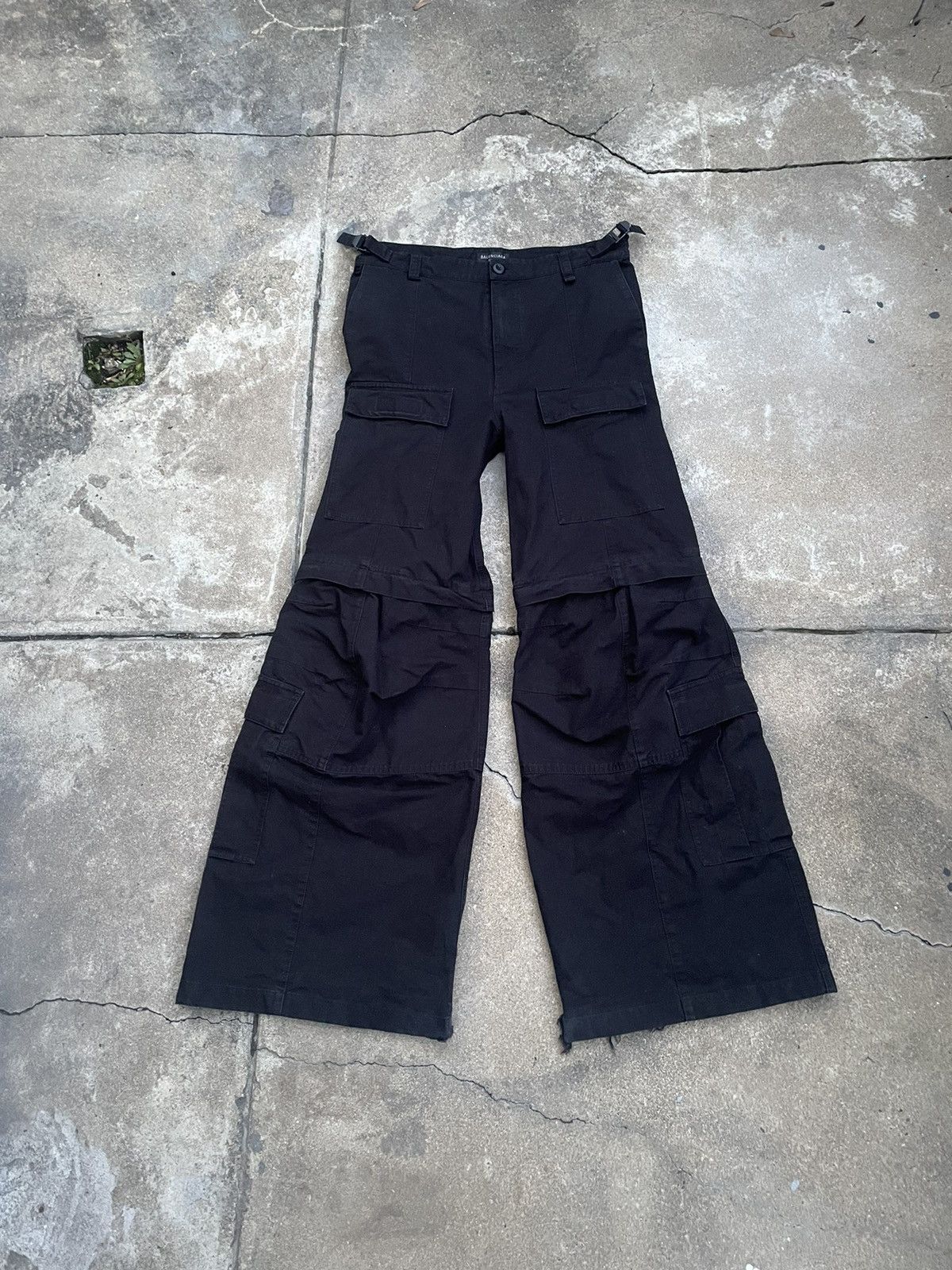Balenciaga SS23 Flared Cargo Pants | Grailed