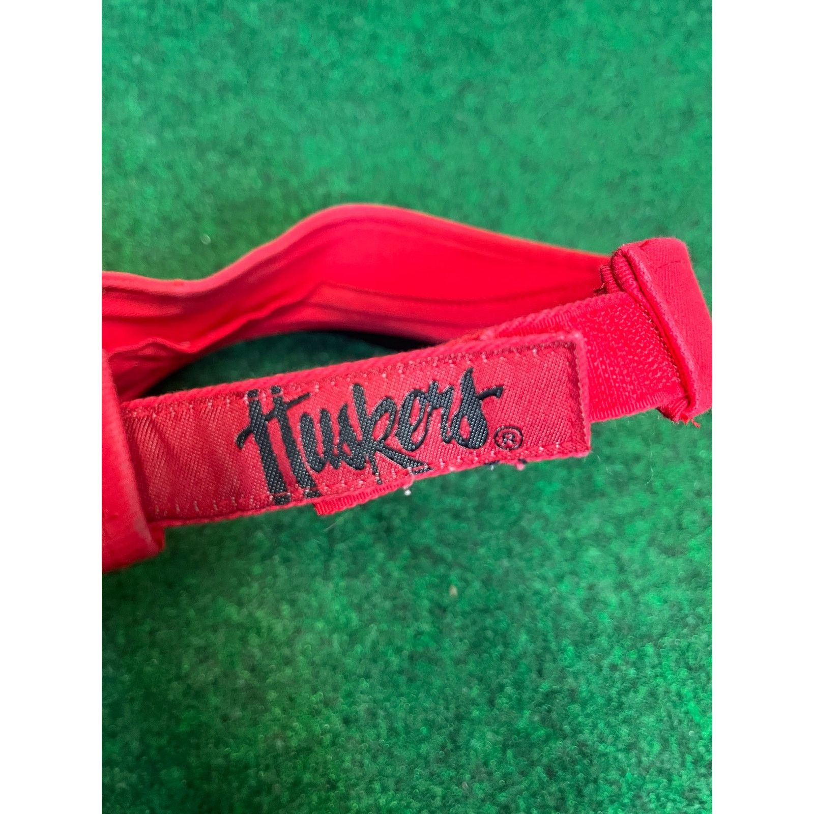 Csa 90s University of Nebraska Adjustable Visor Hat Unisex Golf | Grailed
