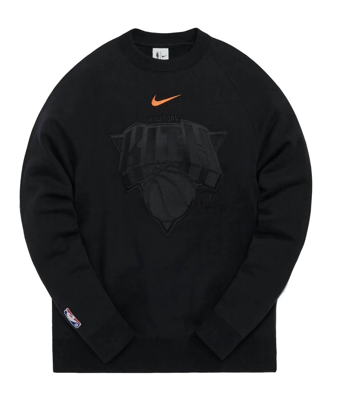 Kith × NBA Kith x Knicks New York Blacked Out Logo with Fleece | Grailed