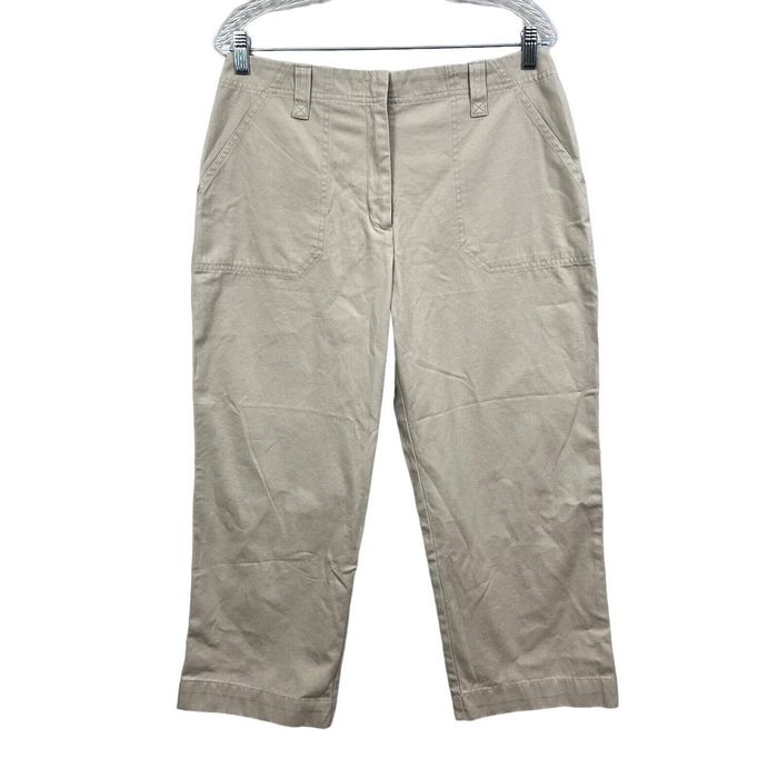 Eddie Bauer Eddie Bauer Outdoor Capri Jute Pants Women High Rise Flap ...