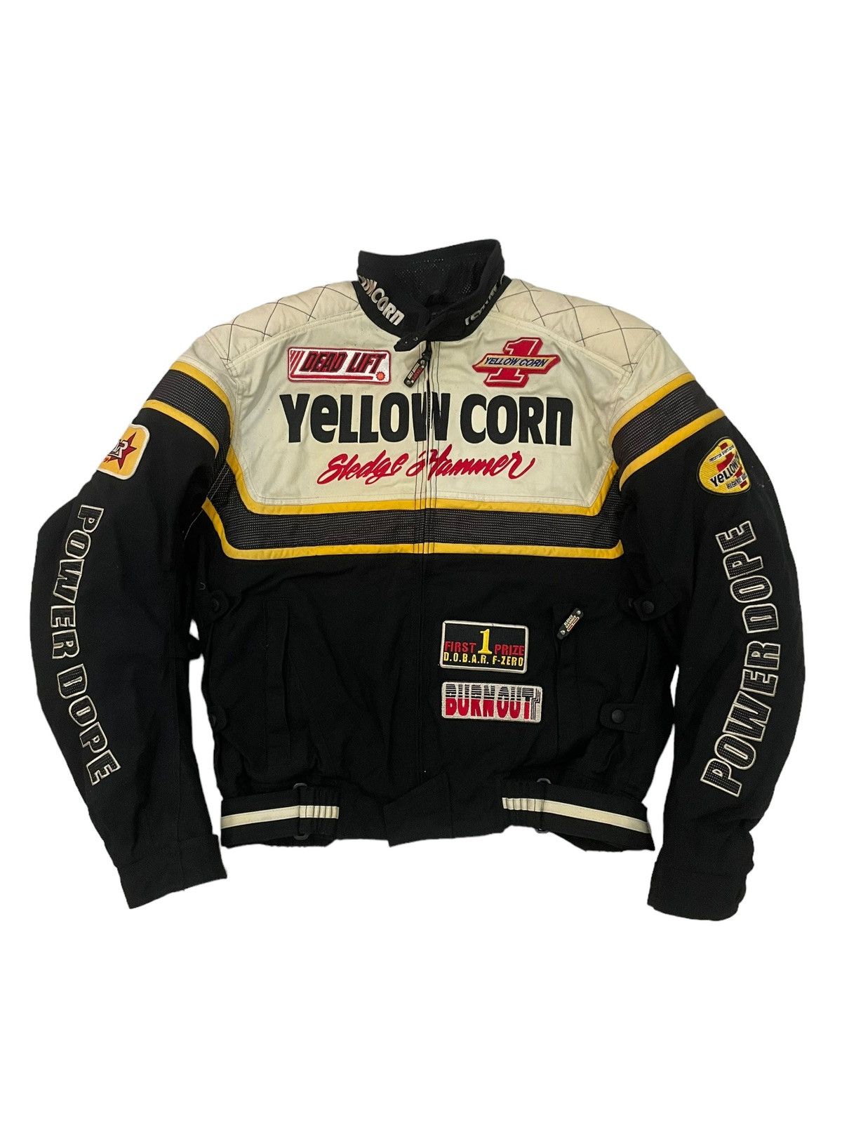 Japanese Brand × Racing × Yellow Corn Yellow Corn Sledge Hammer Biker ...