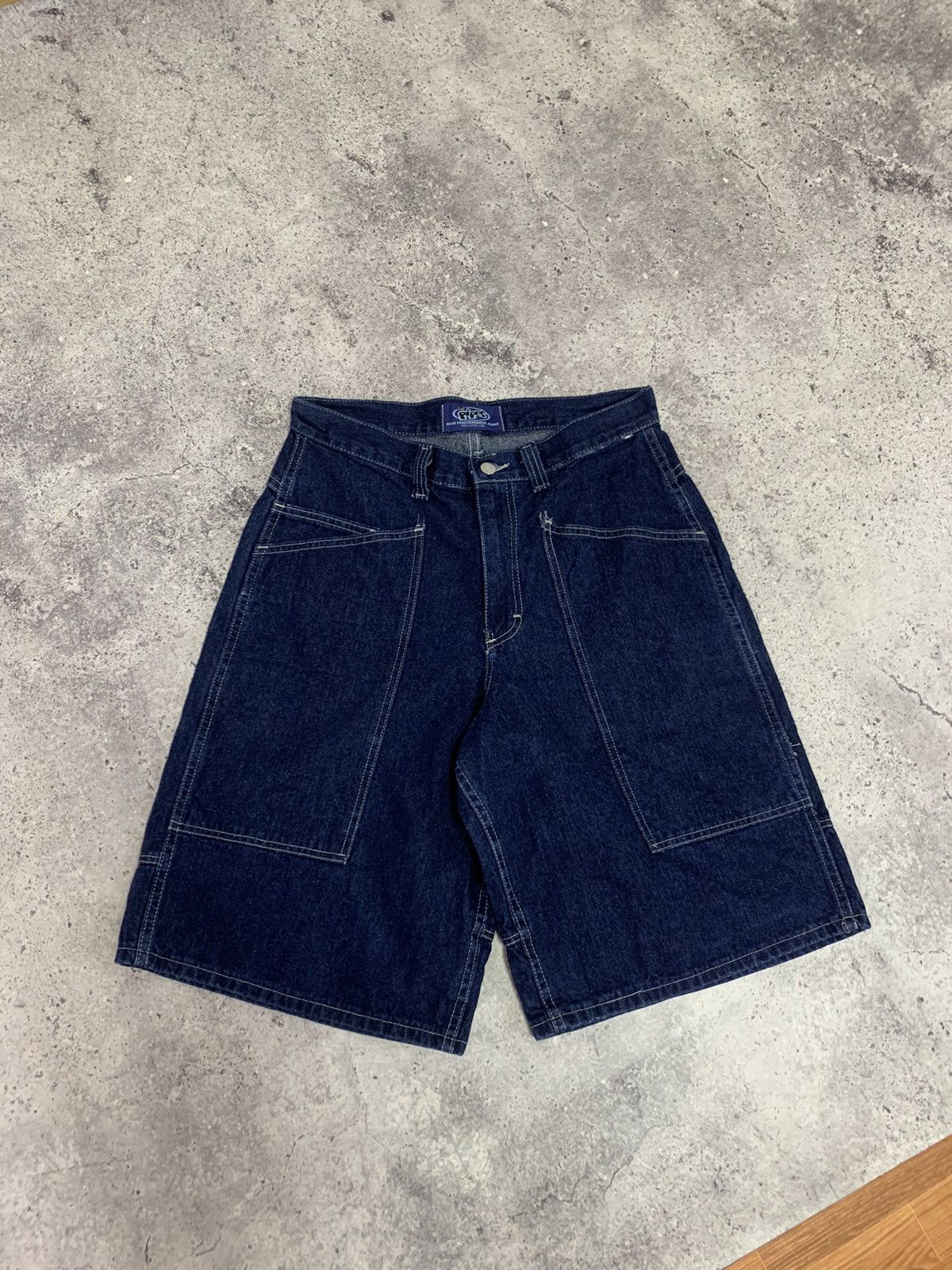 Lee × Made In Usa × Vintage Vintage Lee Pipes Baggy Shorts Made in USA | Grailed