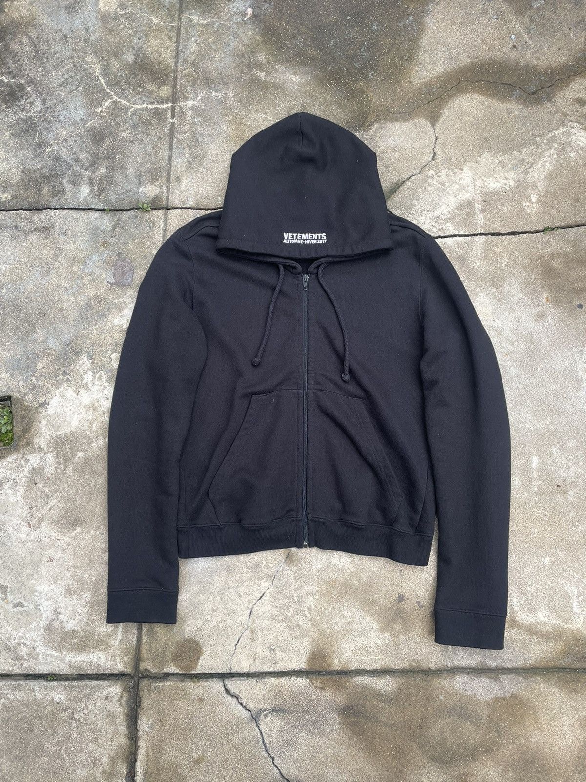 Vetements AW17 Eleven Inch Gun Club Zip Hoodie | Grailed