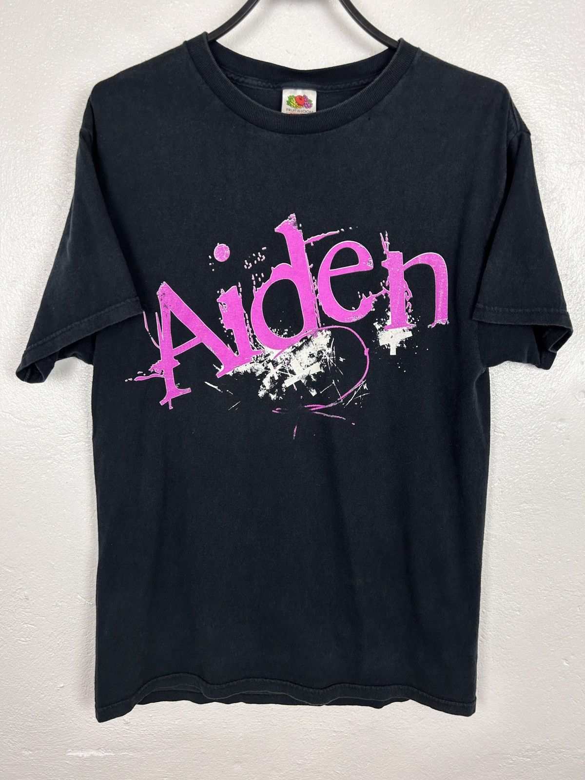 Vintage 00s Vintage Aiden Nightmare Anatomy Rock Band T-Shirt Black ...