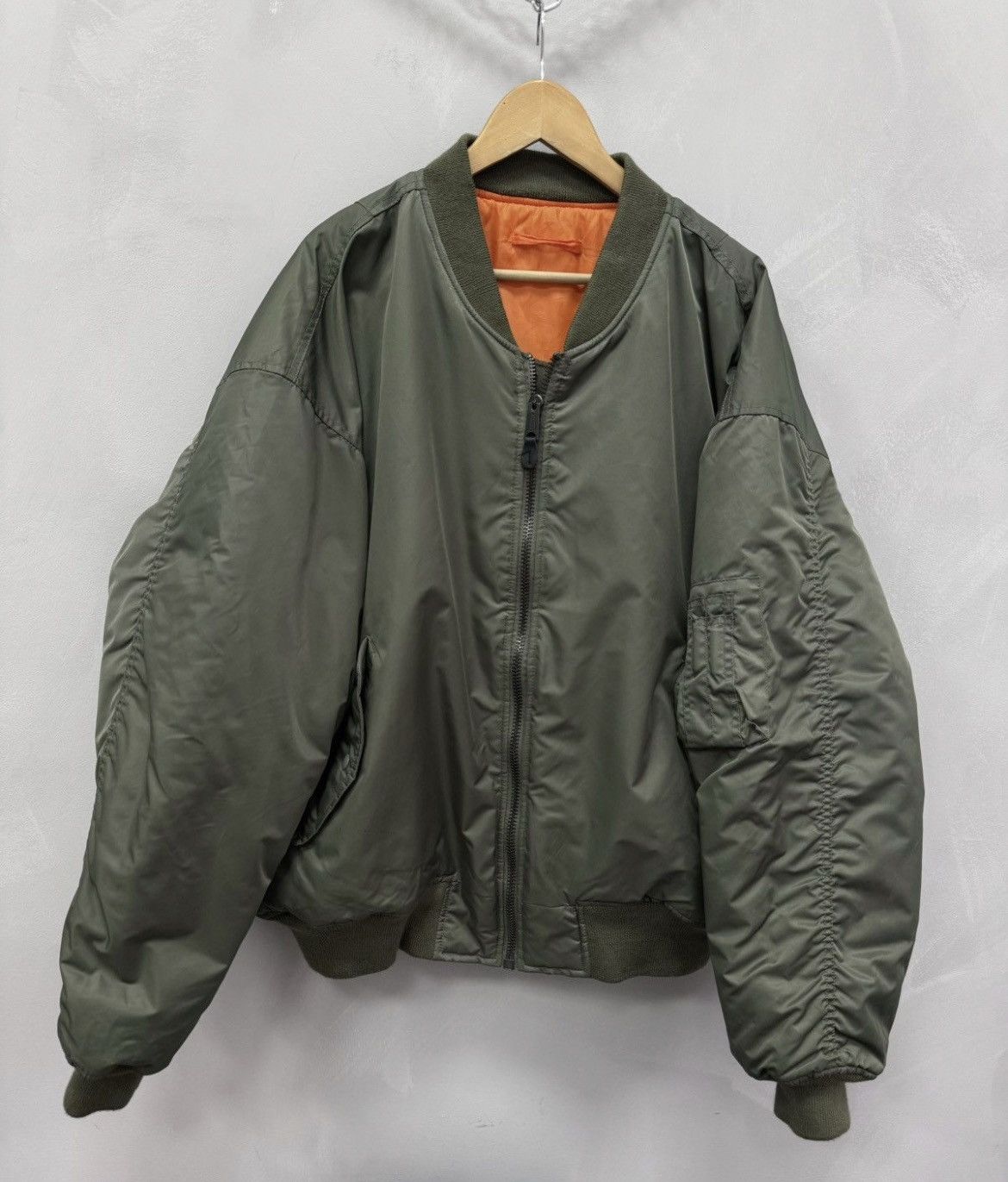 Bomber Jacket × Ma 1 × Vintage Vintage Flyer's Man Intermediate Ma-1 Bomber Jacket USA | Grailed