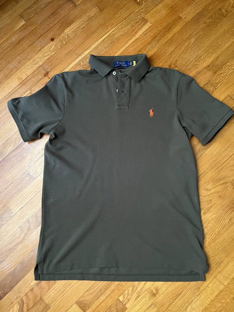 Polo Ralph Lauren × RRL Ralph Lauren × Ralph Lauren Polo Ralph Lauren basic khaki polo tee | Grailed