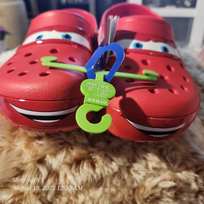 Crocs Disney Pixar Lightning McQueen Light Up Crocs | Grailed