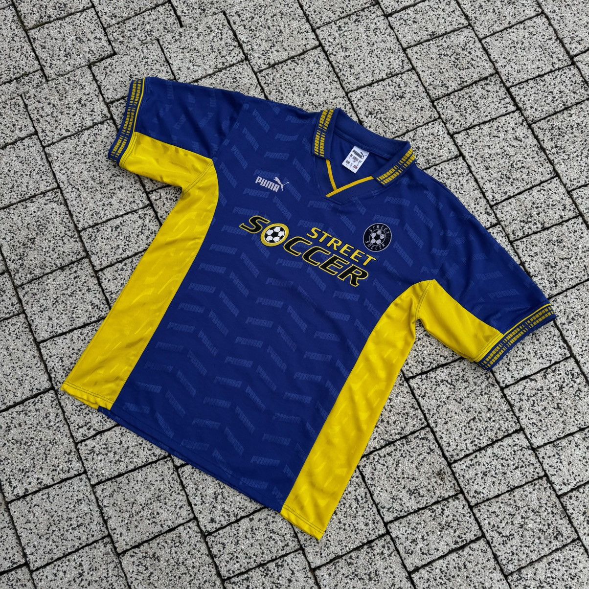 Puma × Soccer Jersey × Vintage ⚽️ Puma 90s Vintage Street Soccer Jersey ...