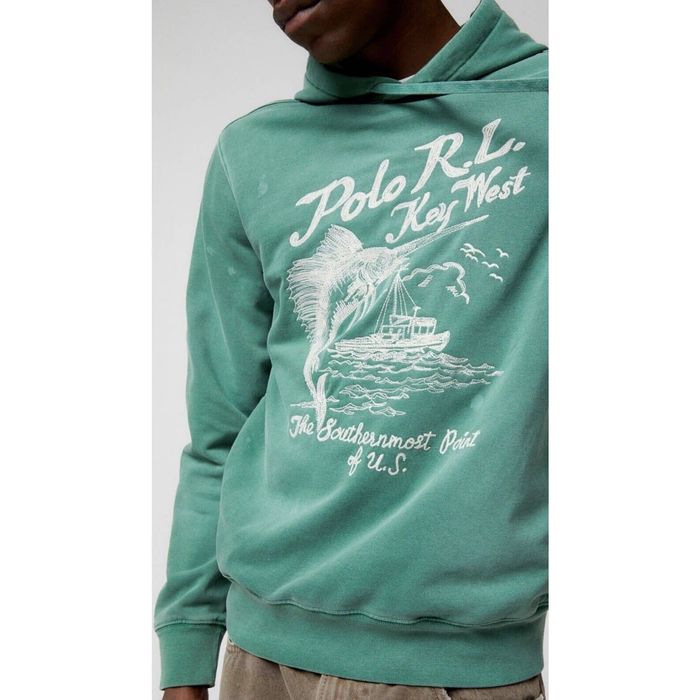 Polo Ralph Lauren Polo Ralph Lauren Key West Fleece Hoodie Size Med ...